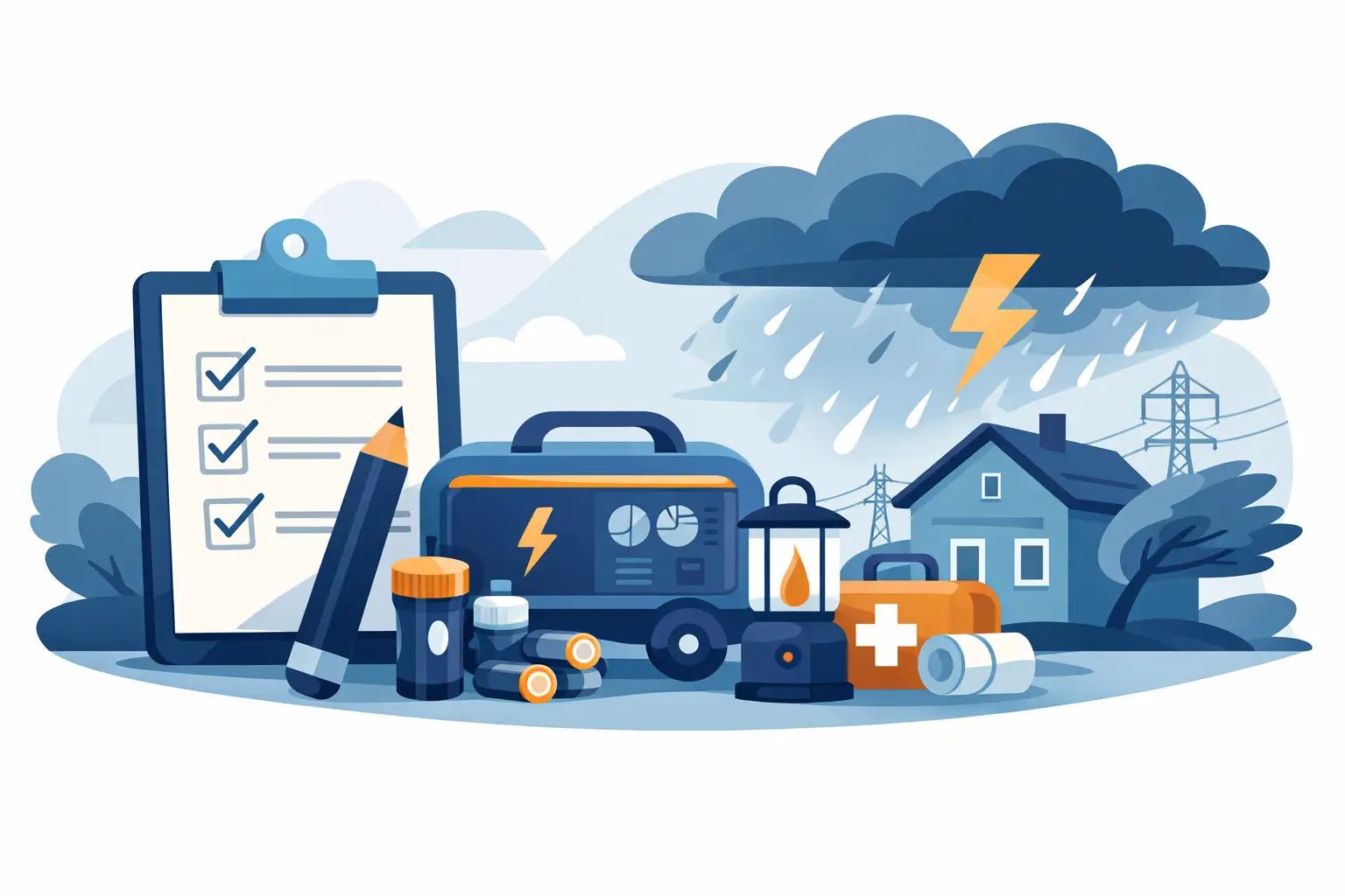 Storm Prep Power Checklist for Outages – Generator Vault